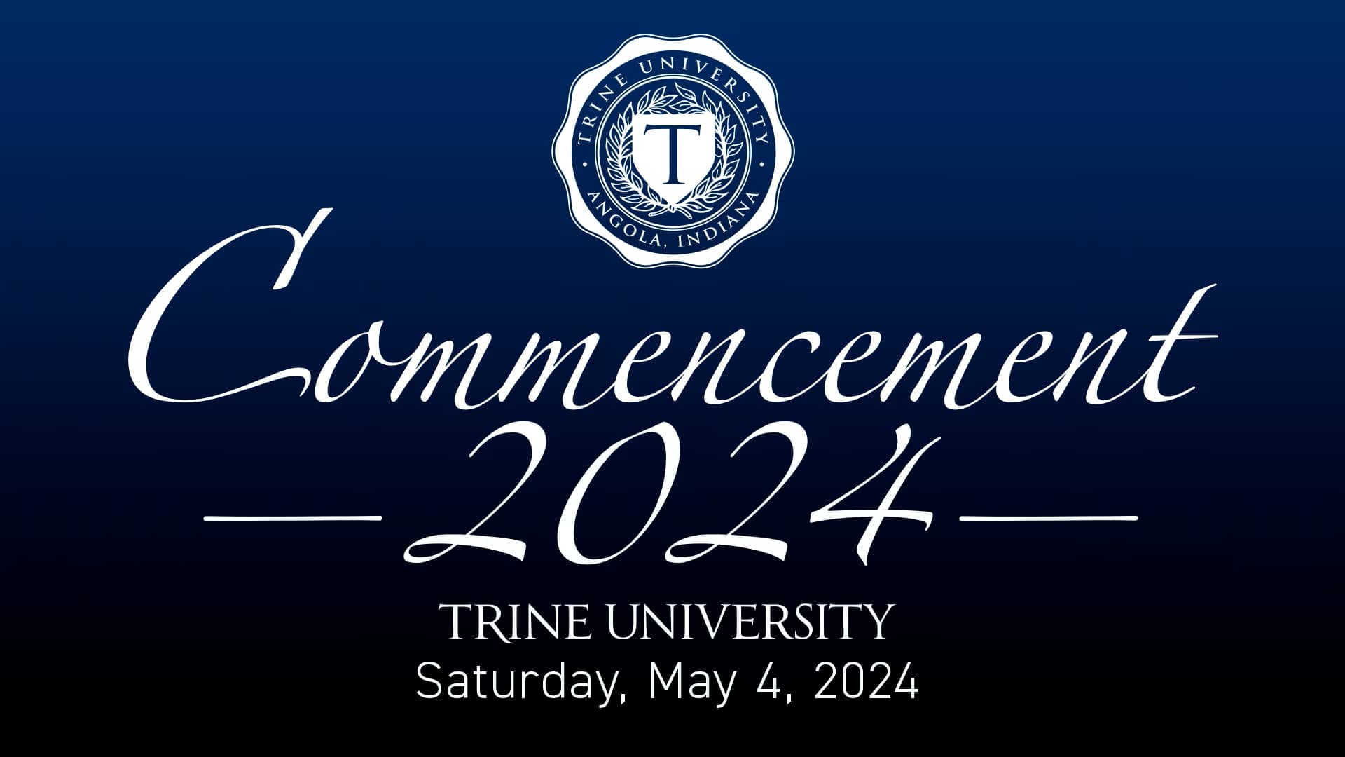 Trine University Commencement 2024 on Vimeo