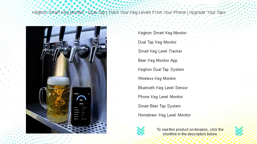 Kegtron Smart Keg Monitor - Dual Tap | Track Your Keg Levels From Your ...