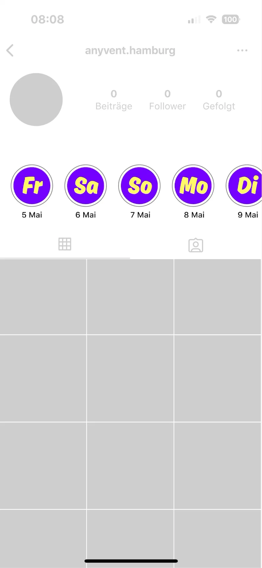 Anyvent Kalender Wireframe on Vimeo