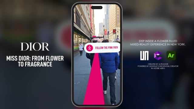 Miss Dior AR Experience for Macy's Flower Show 2024 - The FWA
