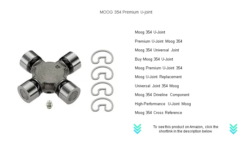 MOOG 354 Premium U-joint on Vimeo