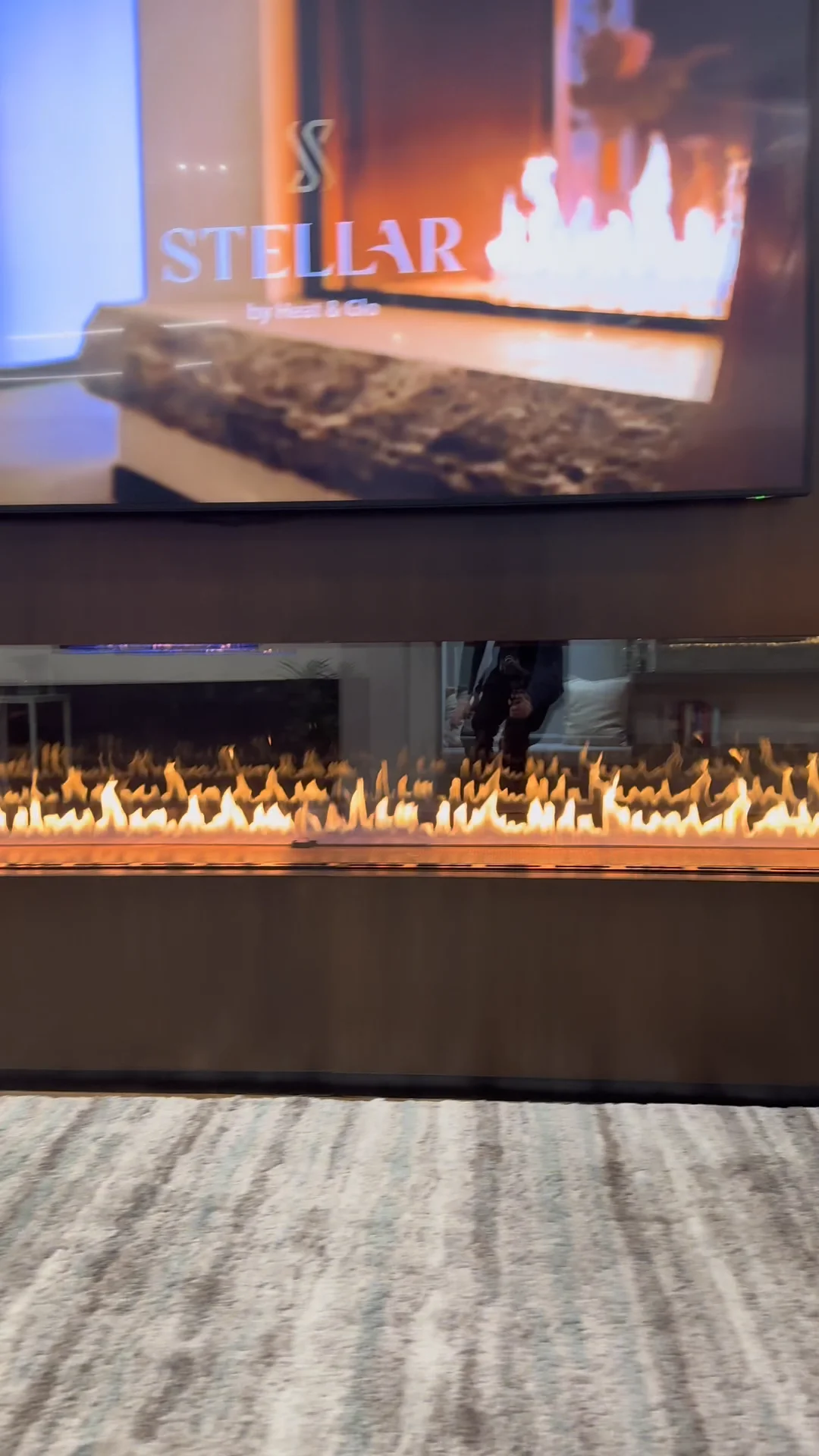 Stellar by Heat&Glo Custom U-Shape Gas Fireplace - IBS 2024 on Vimeo