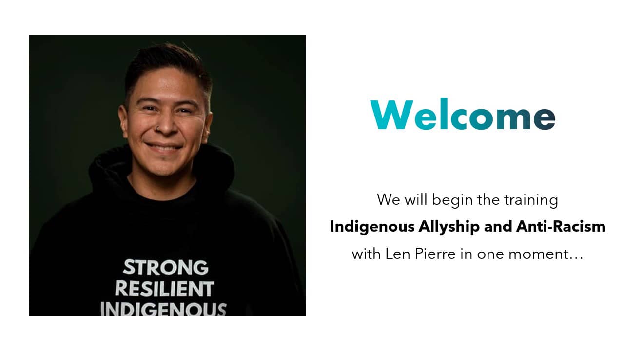 Indigenous Allyship and Anti-Racism with Len Pierre on Vimeo