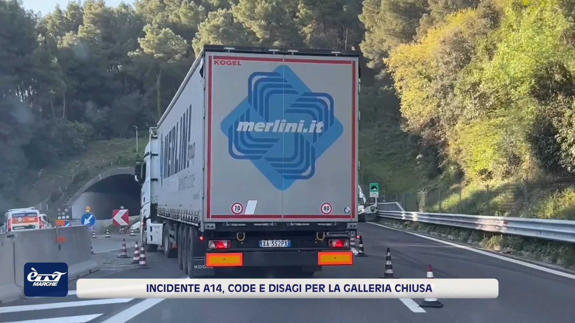 Incidente A14, code e disagi per la galleria chiusa - VIDEO - eTv Marche: Notizie, Live e ...
