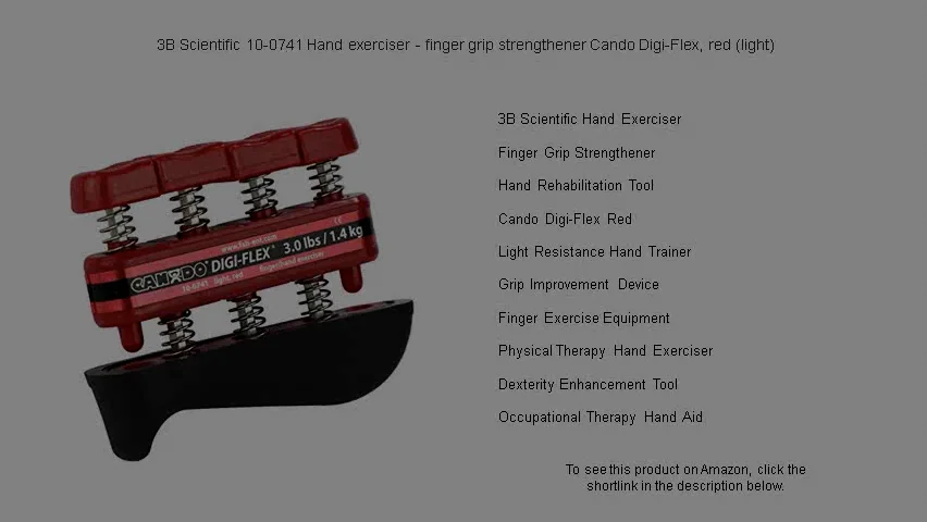 3B Scientific 10-0741 Hand exerciser - finger grip strengthener Cando ...