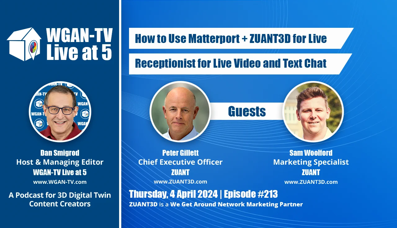 213-WGAN-TV How to Use Matterport + ZUANT3D Live Receptionist for Live Video and Text Chat on Vimeo