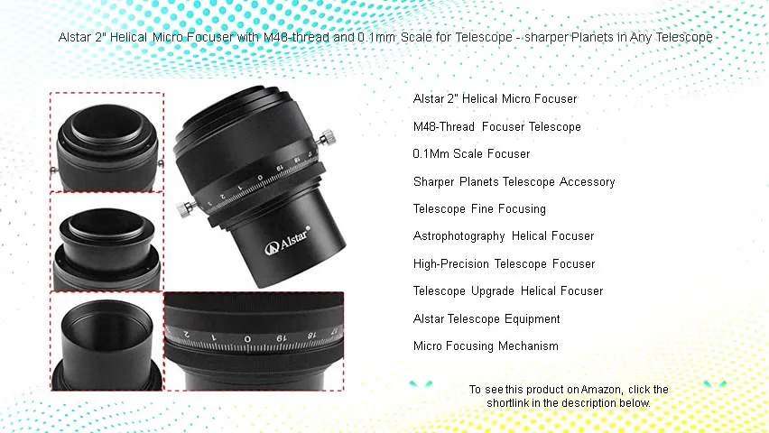 Alstar 2" Helical Micro Focuser with M48-thread and 0.1mm Scale for ...