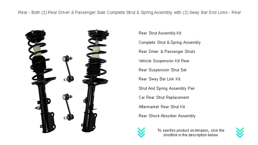 Rear - Both (2) Rear Driver & Passenger Side Complete Strut & Spring ...