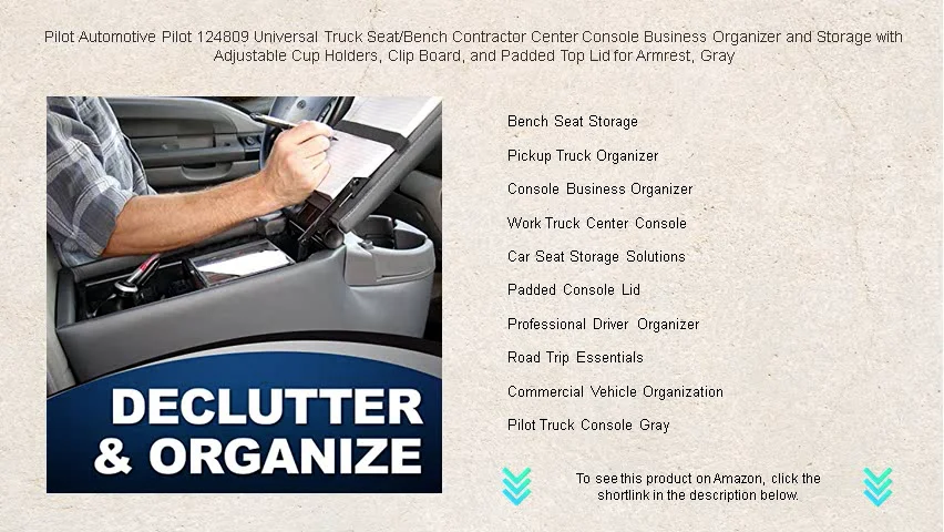 Pilot Automotive Pilot 124809 Universal Truck Seat/Bench Contractor ...