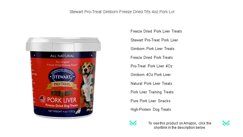 Stewart Pro-Treat Gimborn Freeze Dried Trts 4oz Pork Lvr on Vimeo