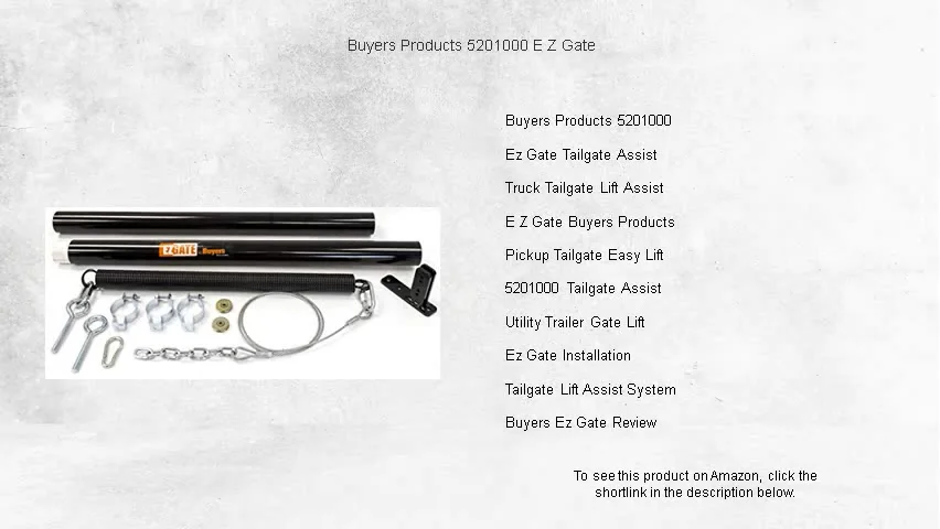Buyers Products 5201000 E Z Gate on Vimeo