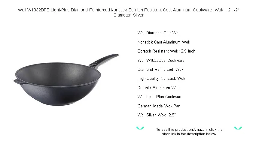 Woll W1032DPS Light/Plus Diamond Reinforced Nonstick Scratch Resistant ...