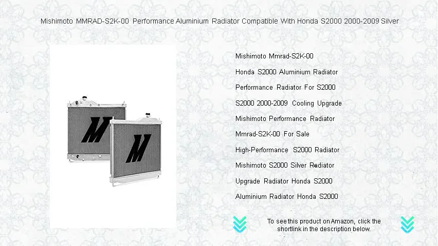 Mishimoto MMRAD-S2K-00 Performance Aluminium Radiator Compatible With ...
