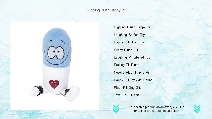 Giggling Plush Happy Pill on Vimeo