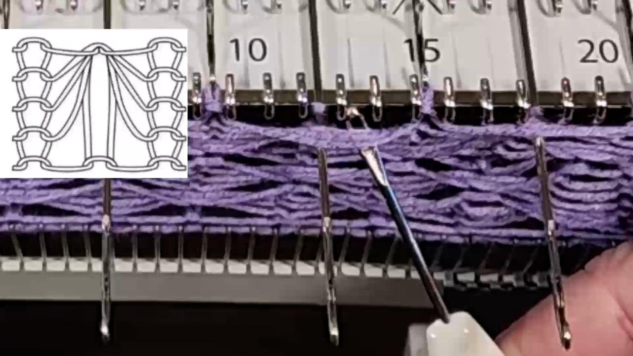 Tuck Lace: KIN56 | Machine Knitting Tutorial