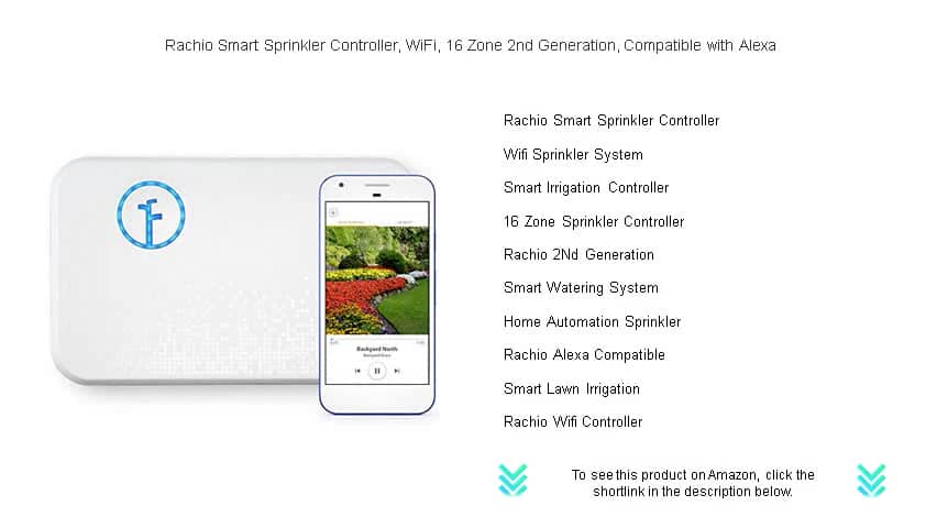 Rachio Smart Sprinkler Controller, WiFi, 16 Zone 2nd Generation ...