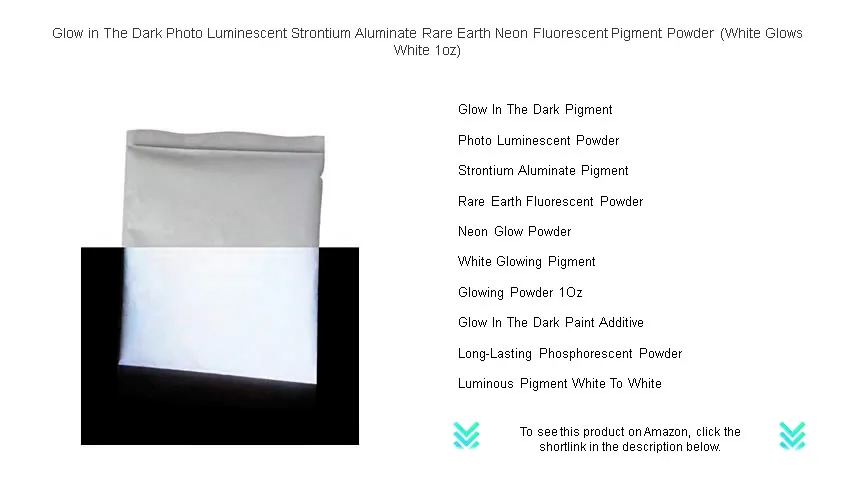 Glow in The Dark Photo Luminescent Strontium Aluminate Rare Earth Neon ...