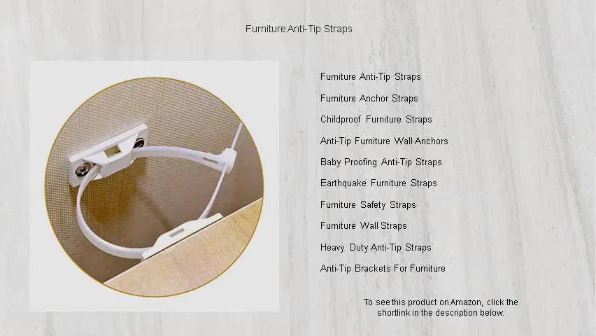 Furniture Anti-Tip Straps on Vimeo