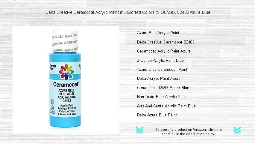 Delta Creative Ceramcoat Acrylic Paint in Assorted Colors (2 Ounce ...