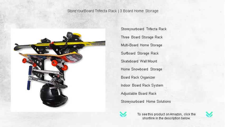 StoreYourBoard Trifecta Rack | 3 Board Home Storage on Vimeo