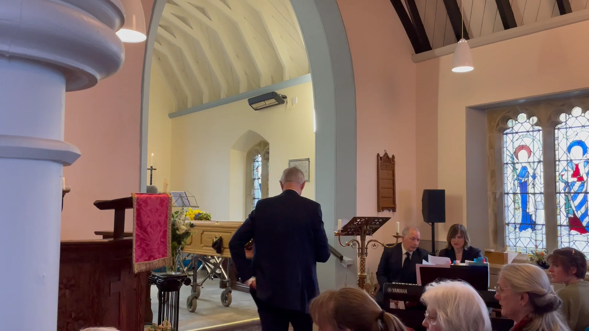 Robbie’s funeral service