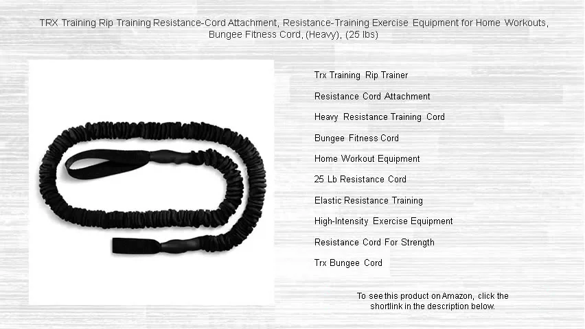 TRX Training Rip Training Resistance-Cord Attachment, Resistance ...