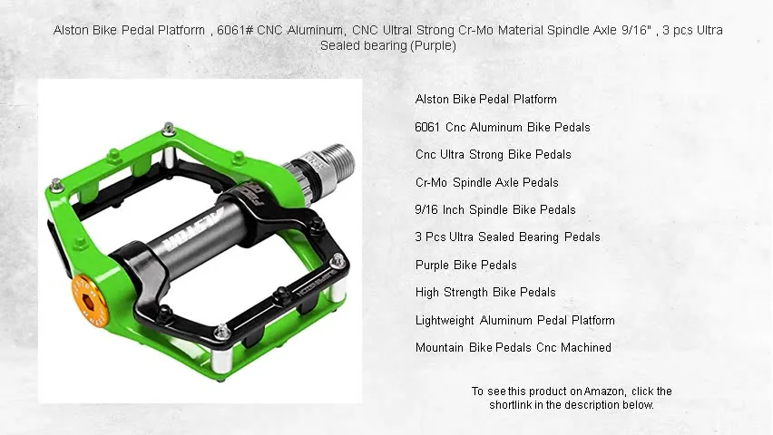 Alston Bike Pedal Platform , 6061# CNC Aluminum, CNC Ultral Strong Cr ...