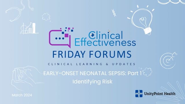 Clinical Effectiveness Forums on Vimeo