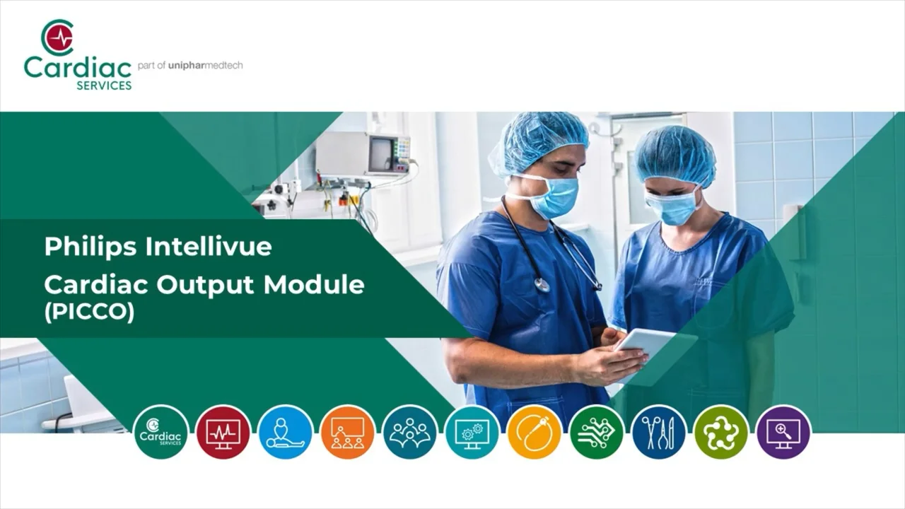 Cardiac Output Module PICCO SetUp - Philips Intellivue Monitors