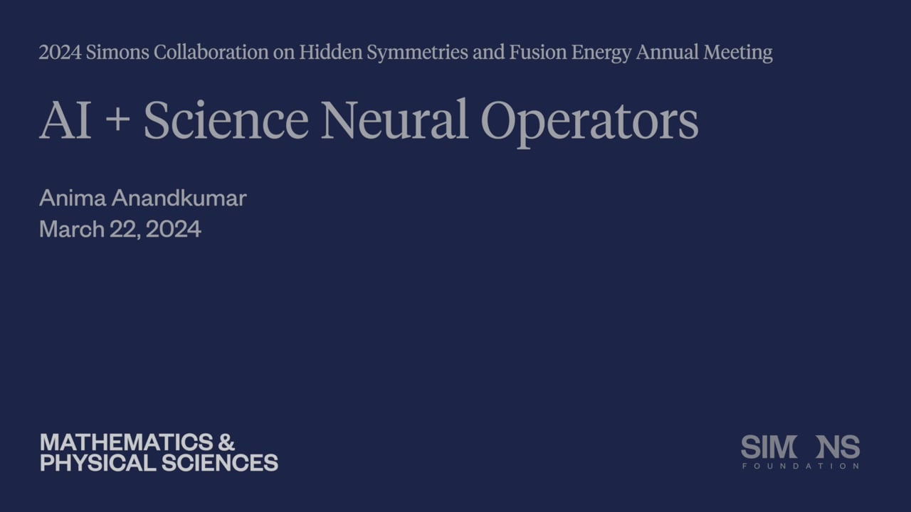 2024 Simons Collaboration on Hidden Symmetries and Fusion Energy Annual ... 2024 Simons Collaboration on Hidden Symmetries and Fusion Energy Annual ...
