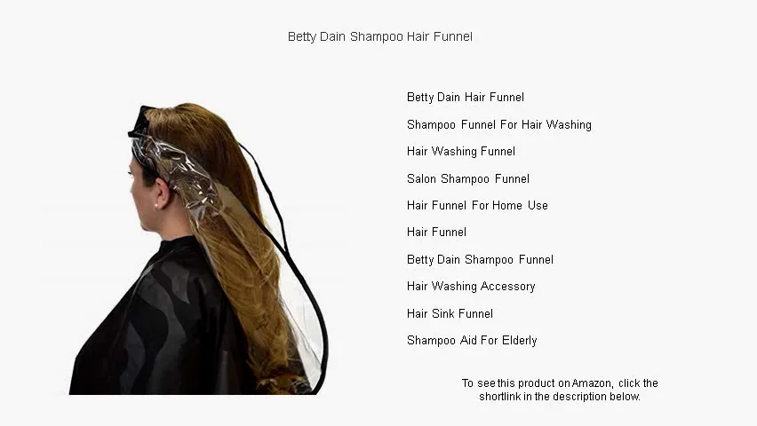 Betty Dain Shampoo Hair Funnel