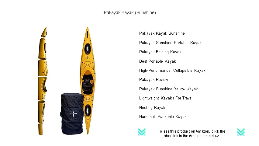 Pakayak Kayak (Sunshine) on Vimeo