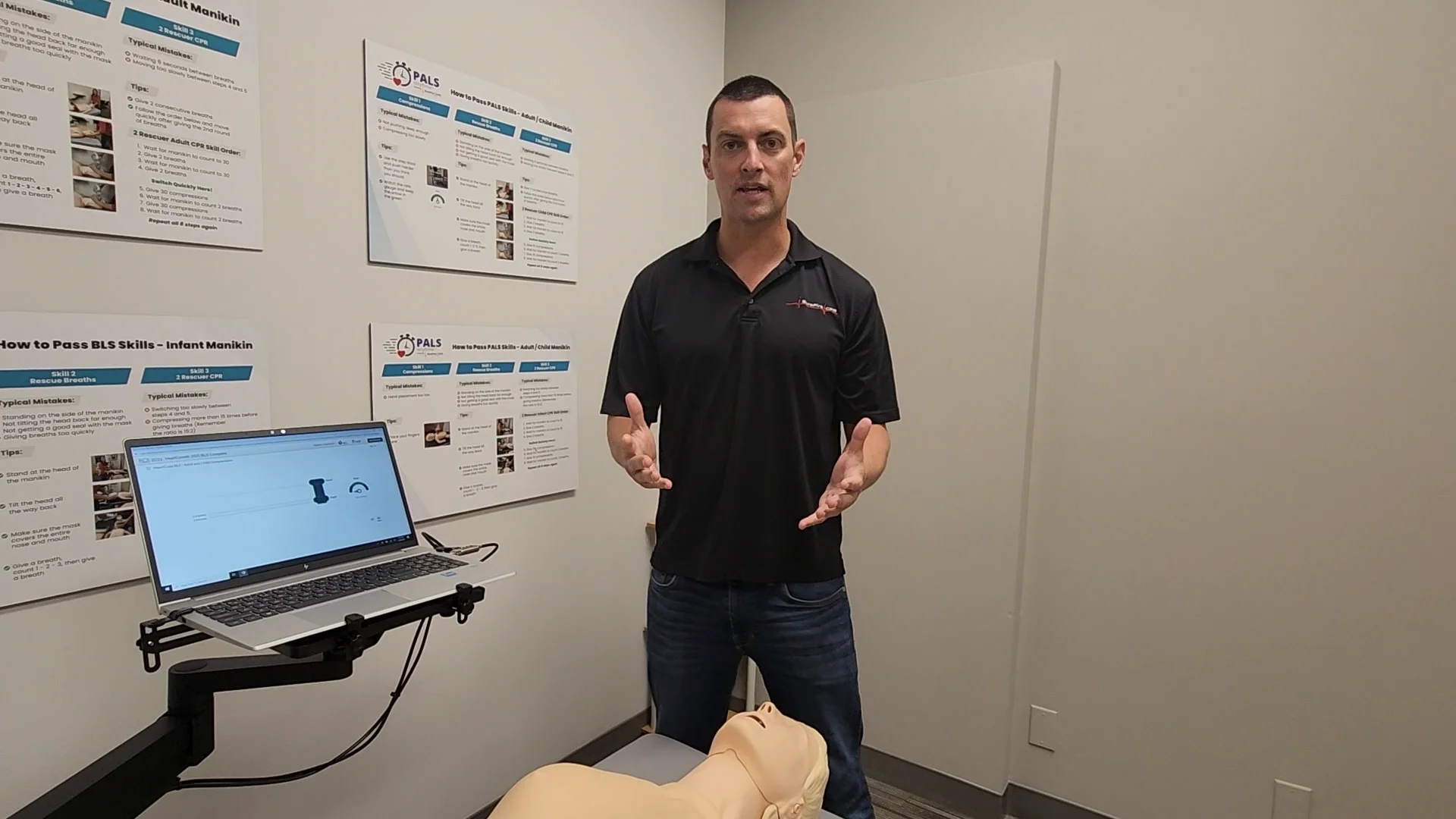 Adult CPR Compression Tips - BLS Anytime RQI