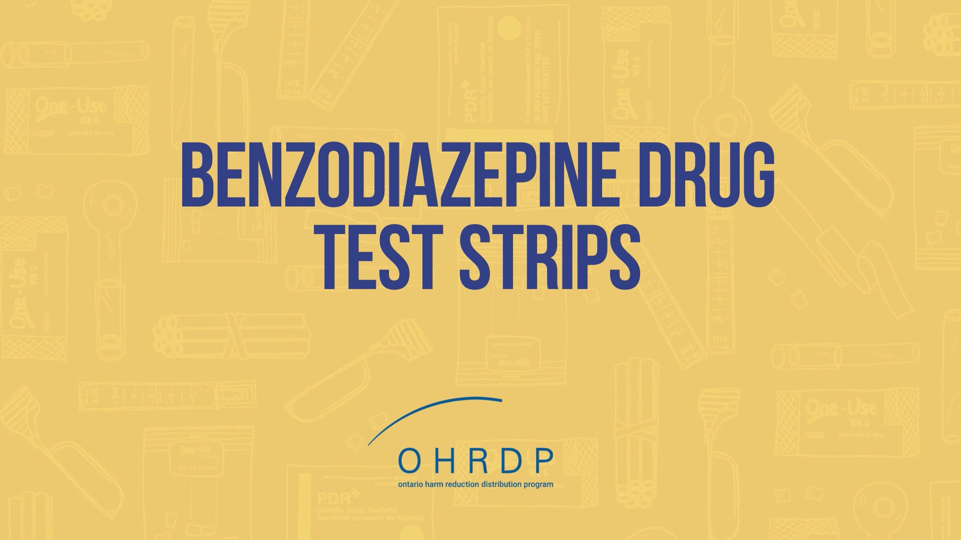 Benzodiazepine Drug Test Strips