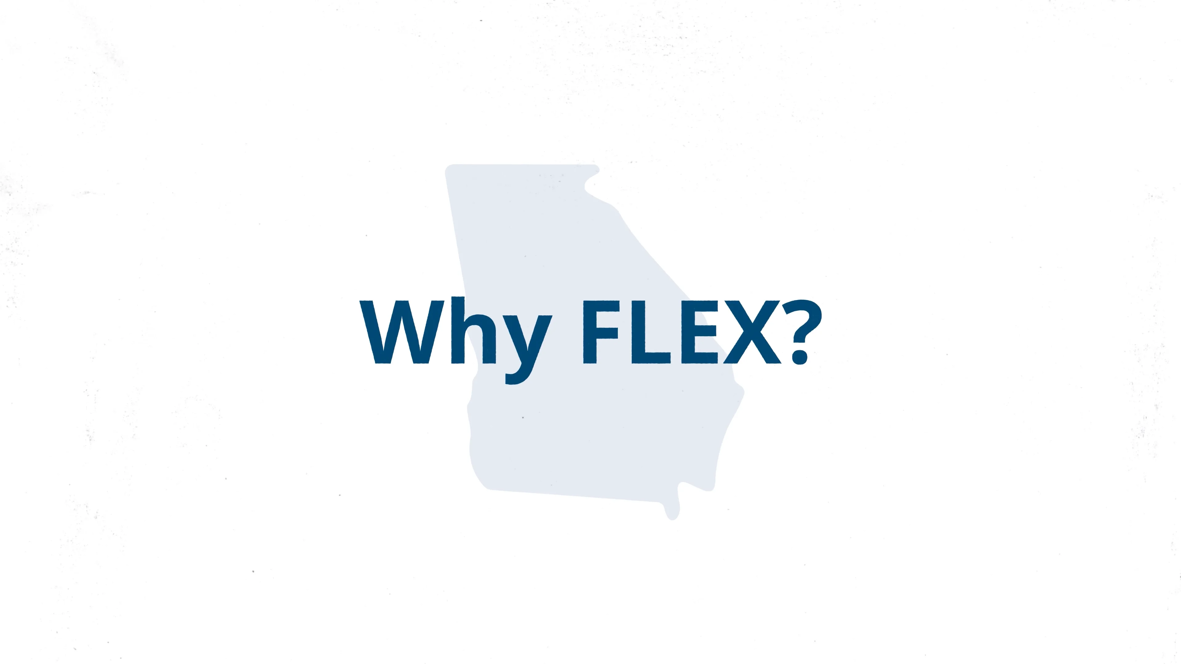 Georgia FLEX | Why FLEX?