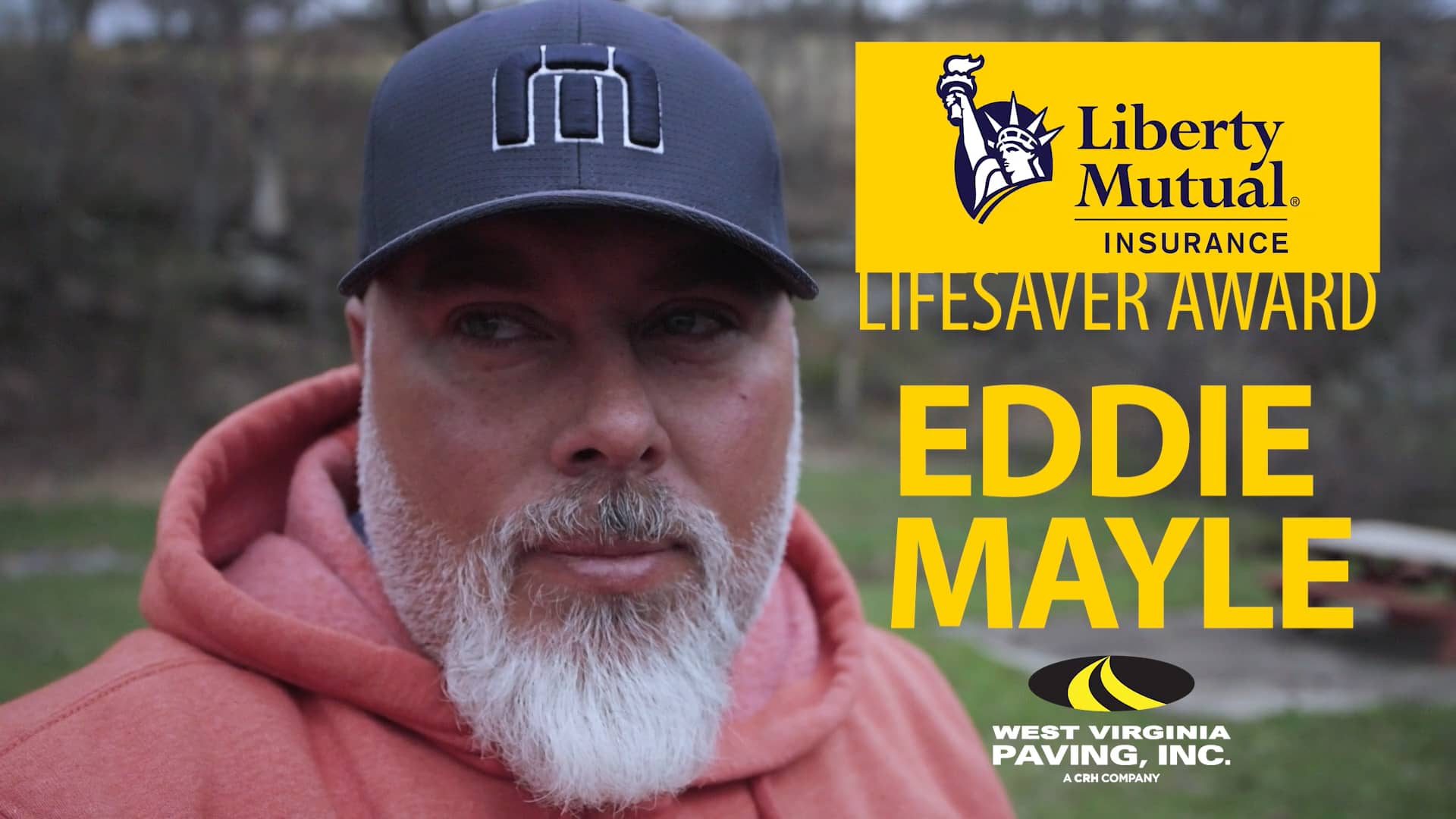 Liberty Mutual Lifesaver Award | Eddie Mayle of West Virginia Paving on ...