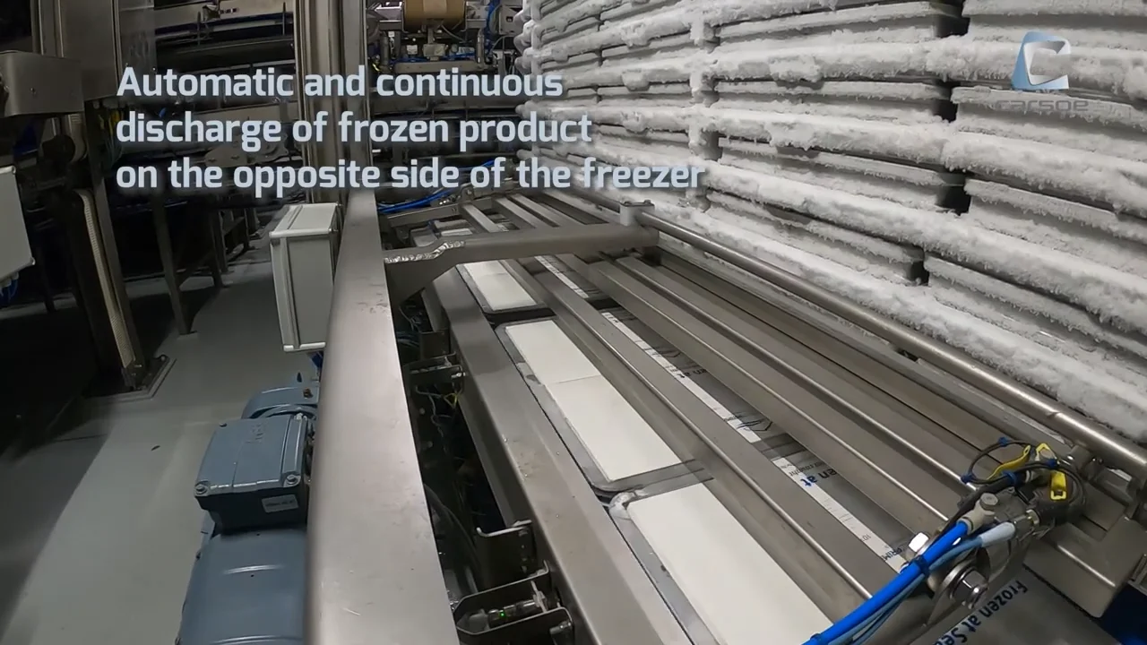 Automatic Horizontal Plate Freezer Onboard Freezing Trawler on Vimeo