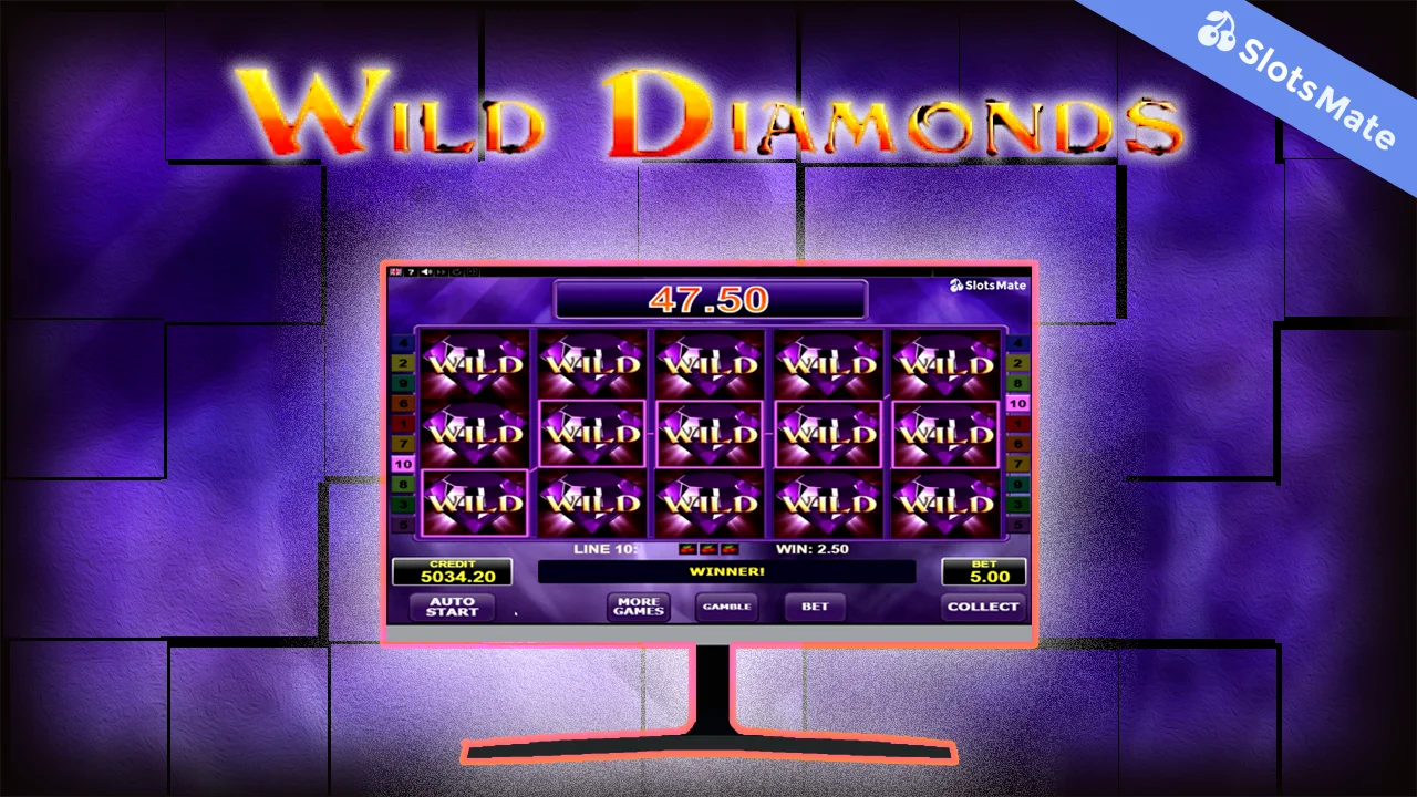 Wild Diamonds Slot by Amatic Industries Gameplay (Desktop View) on Vimeo
