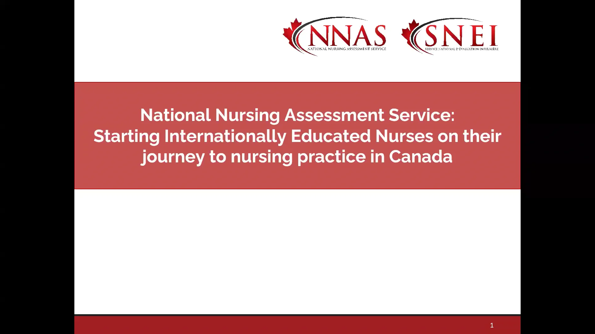 NNAS Webinar - Starting Internationally Educated Nurses on their ...