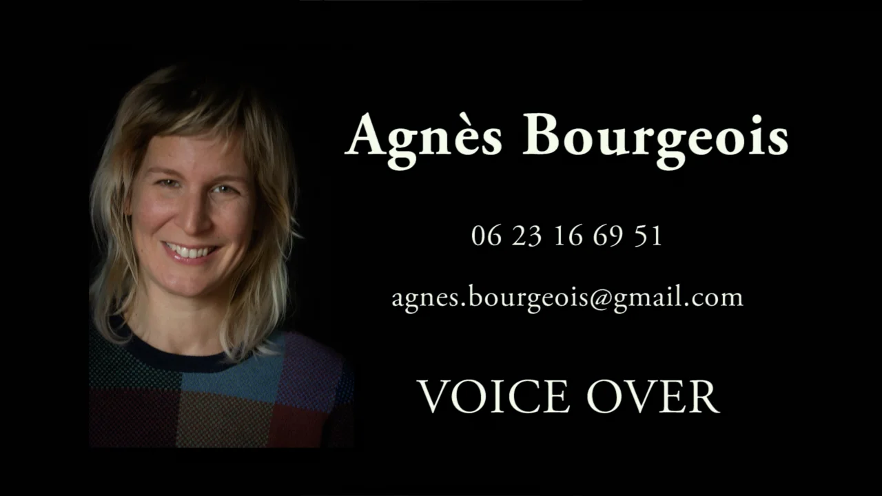 Démo voice over Avril 2024 on Vimeo