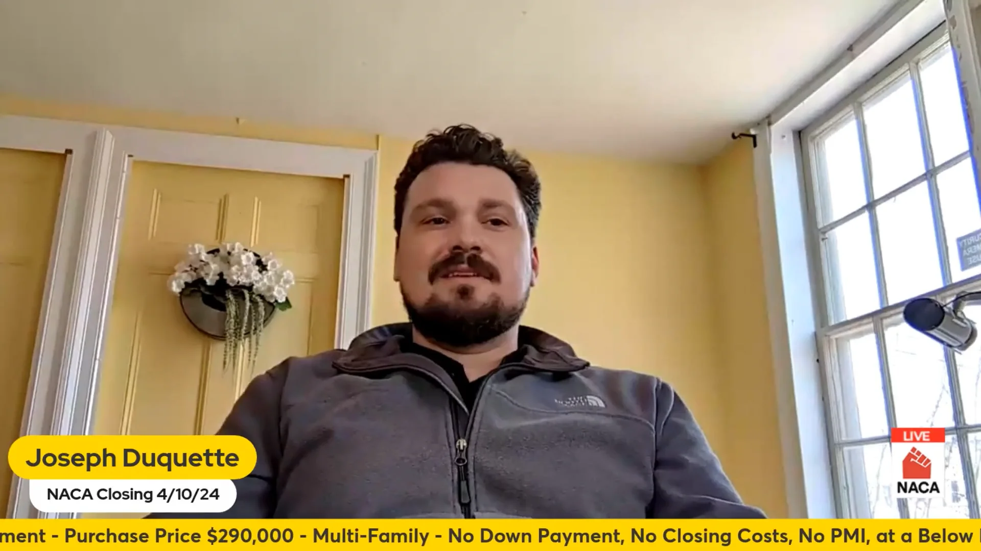 Joseph Duquette April 10, 2024 NACA LIVE Closing Testimonial Alden, NY ...