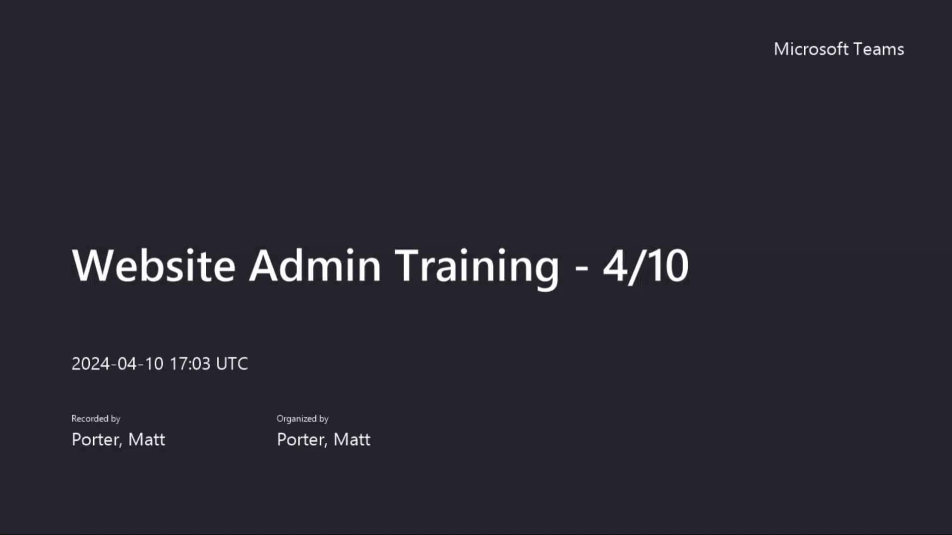 Website Admin Training - Creating Webpages, Editing Text, and ...