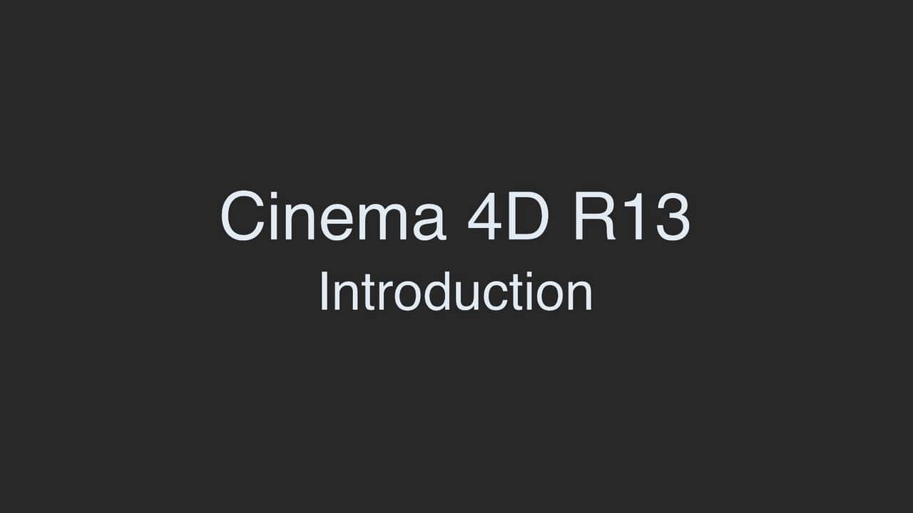 Cinema 4D R13 Interface & Navigation Tutorial on Vimeo