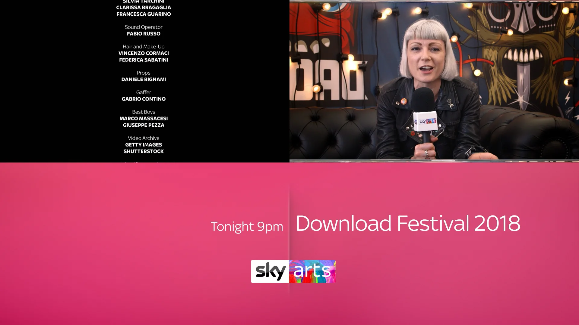 As-live Continuity from Download Festival - End Credits on Vimeo