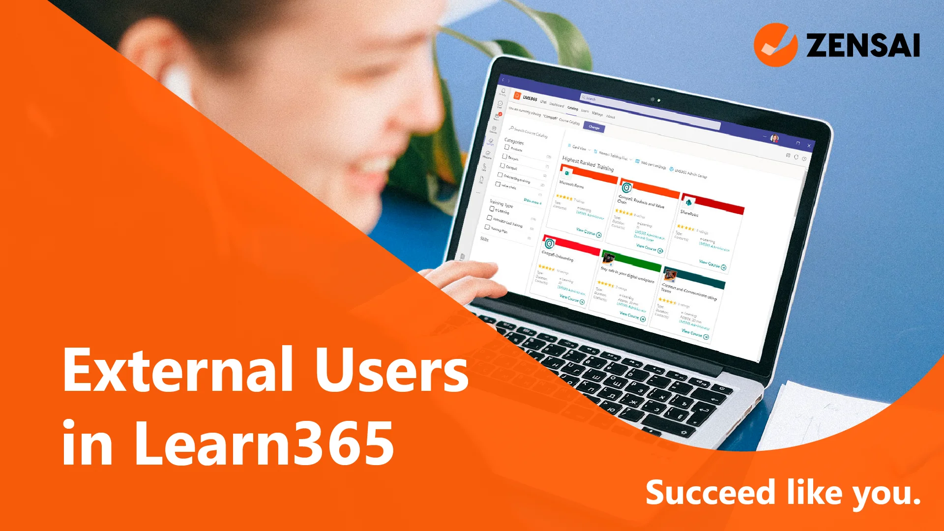 Adding External Users in Learn365 from Zensai