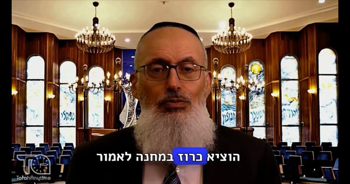 R' Avraham Nissanian | Parashat Shemini the Fifth Aliyah