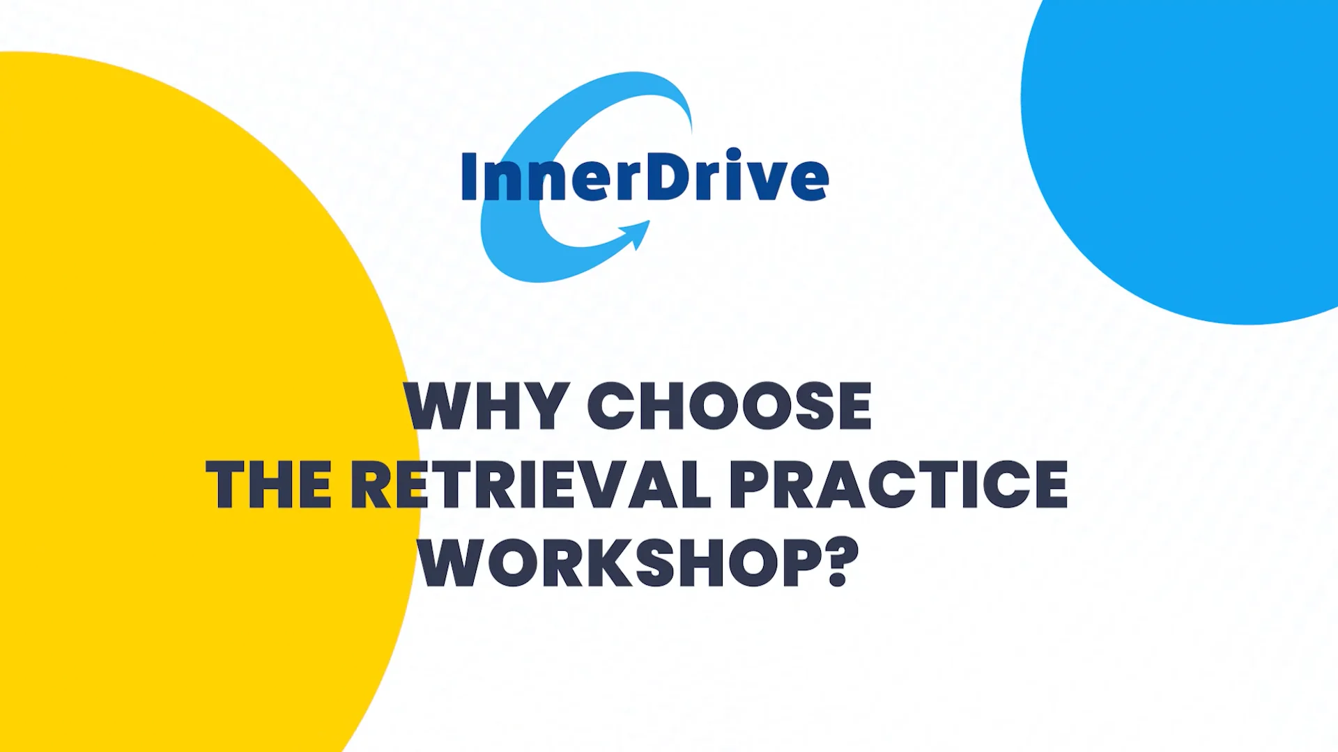 Retrieval Practice Workshop | InnerDrive Teacher CPD Training on Vimeo