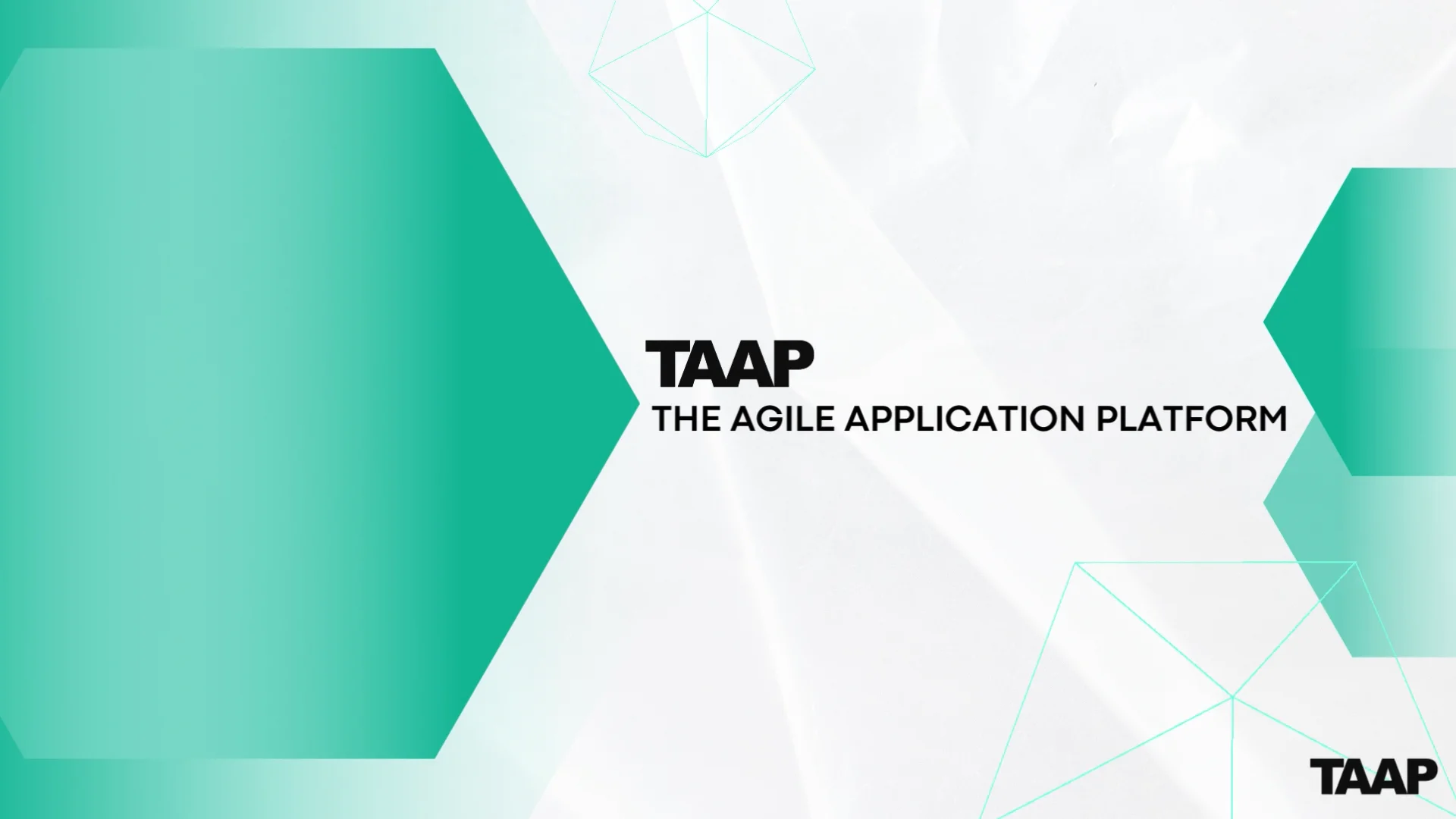 TAAP - The Agile Application Platform on Vimeo