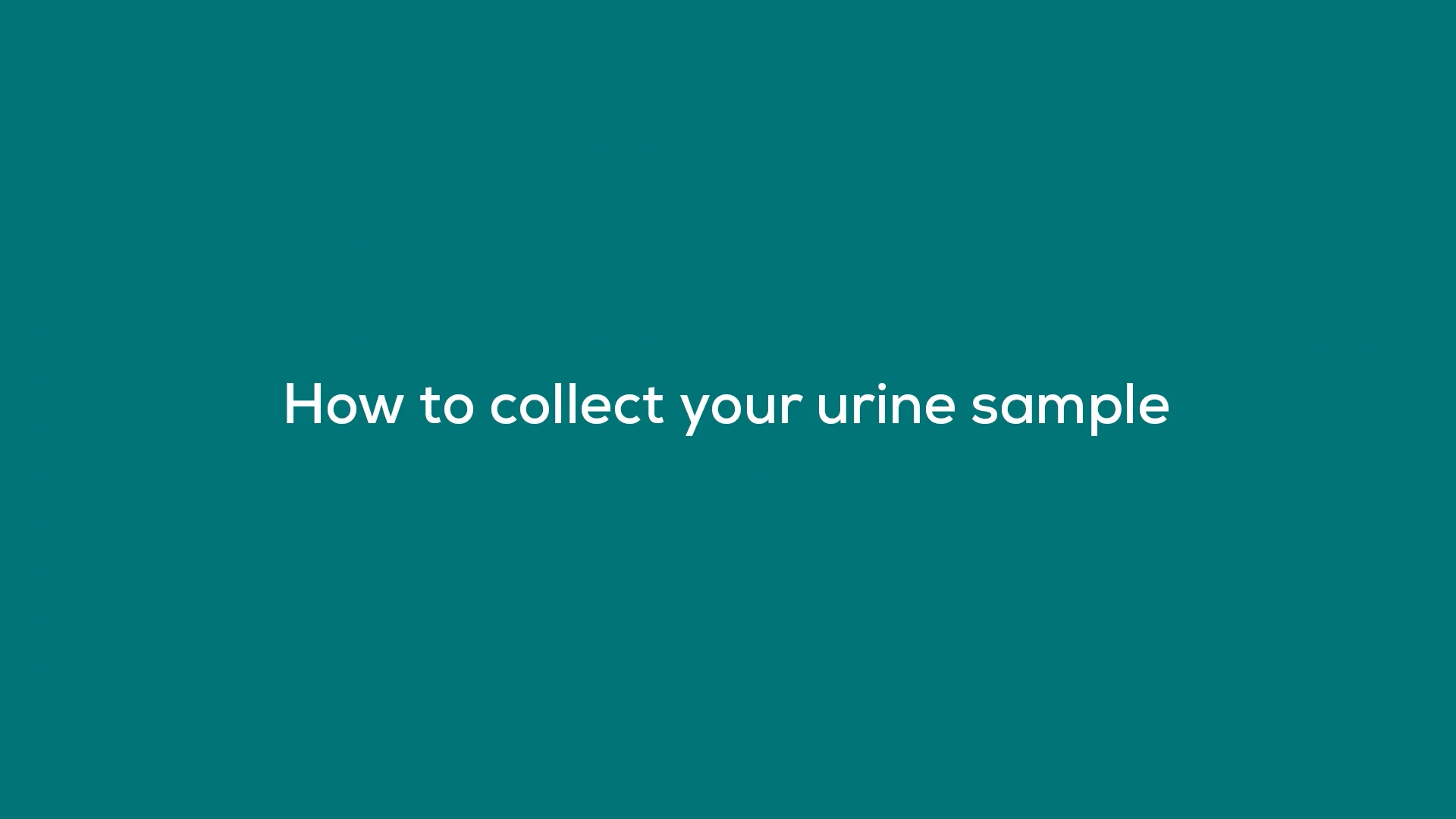 How to collect your Aptima urine sample