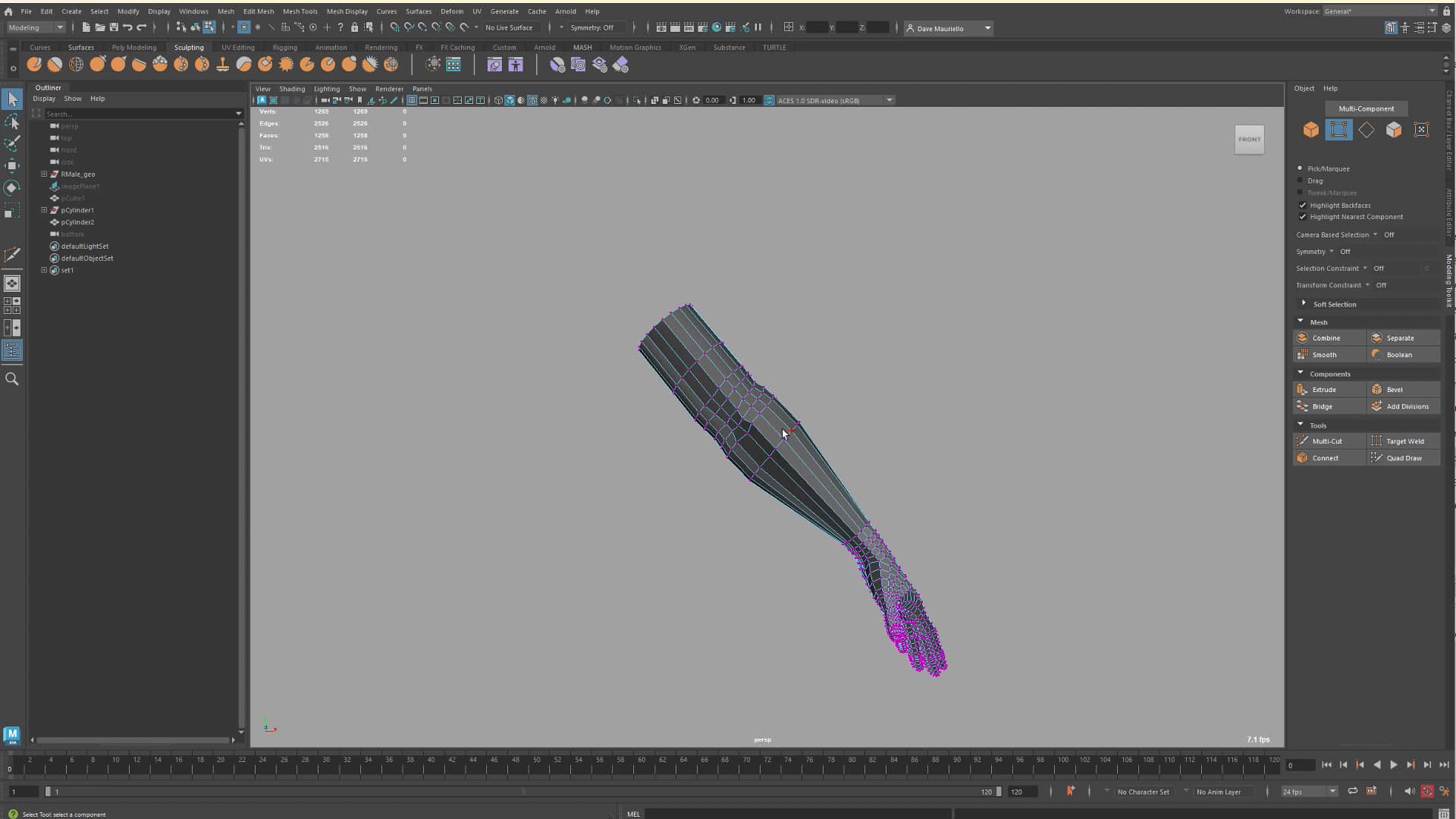 Arm Modeling on Vimeo